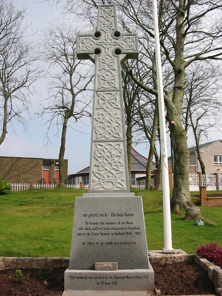 Carfin (Lanarkshire), Scotland (2001) – Irish Famine Memorials